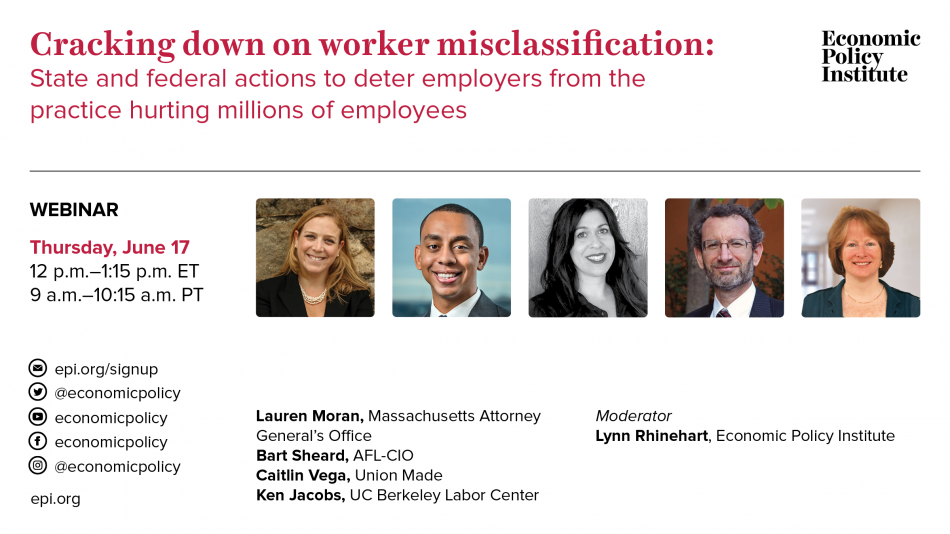 Cracking down on worker misclassification: State and federal actions to ...