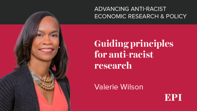 Advancing anti-racist economic research and policy: Perspectives and ...