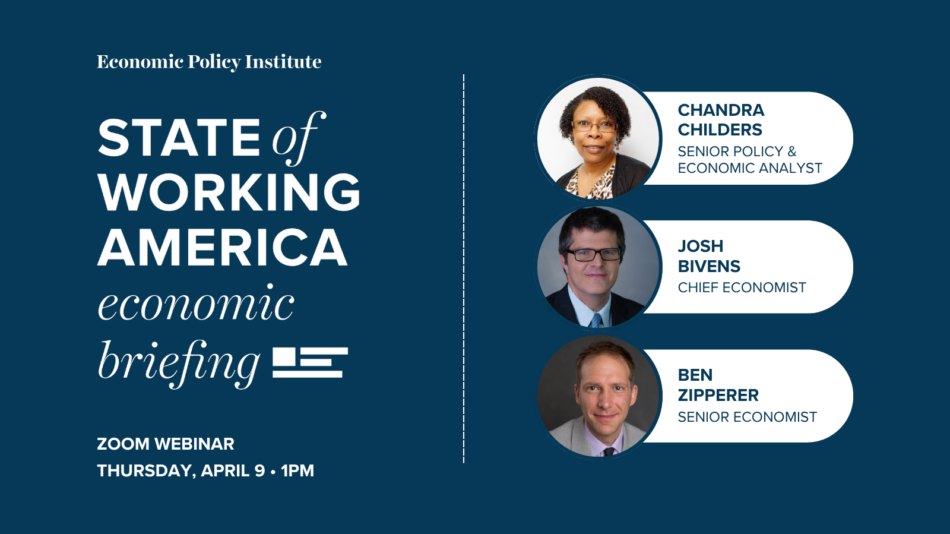 State of Working America | Economic Policy Institute